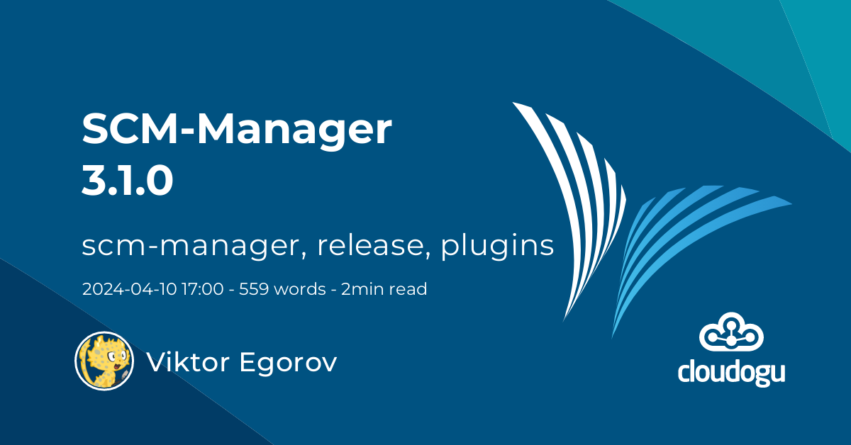 SCM-Manager 3.1.0 | SCM-Manager