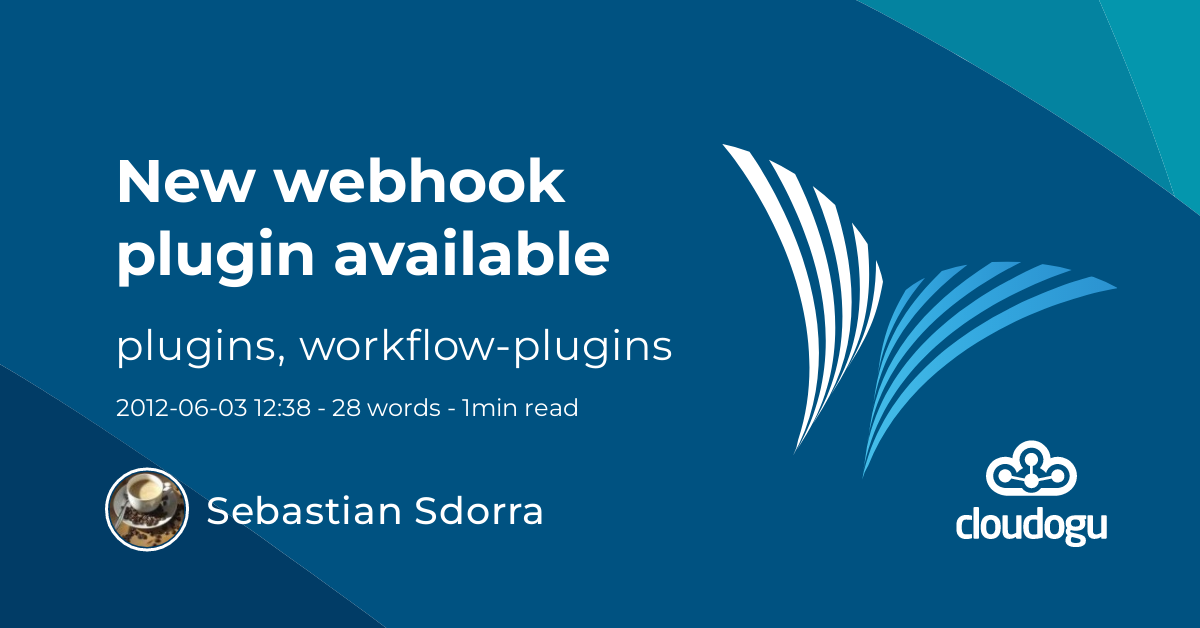 New webhook plugin available | SCM-Manager