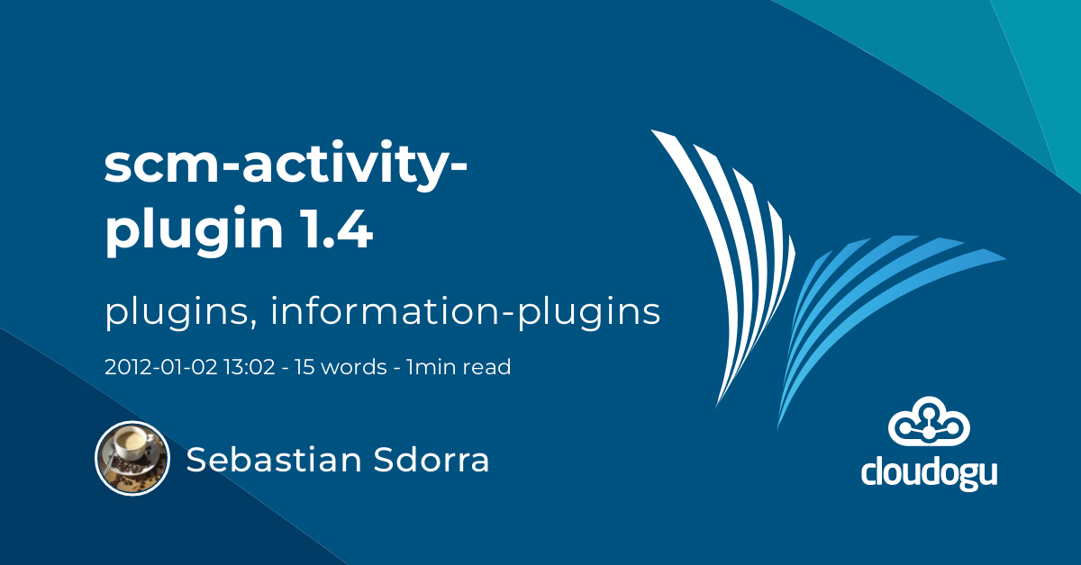 scm-activity-plugin 1.4 | SCM-Manager