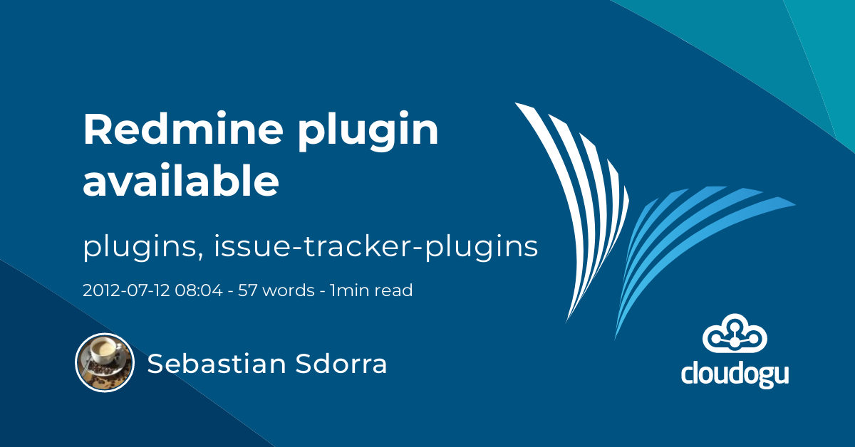 Redmine plugin available | SCM-Manager