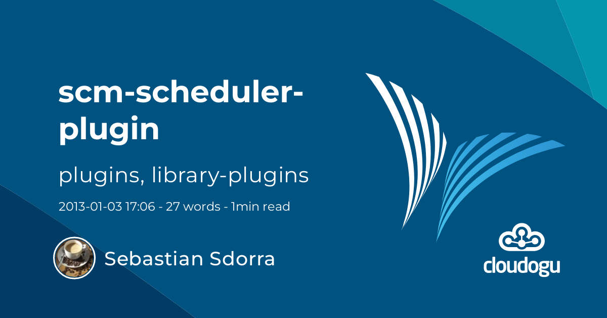 scm-scheduler-plugin | SCM-Manager
