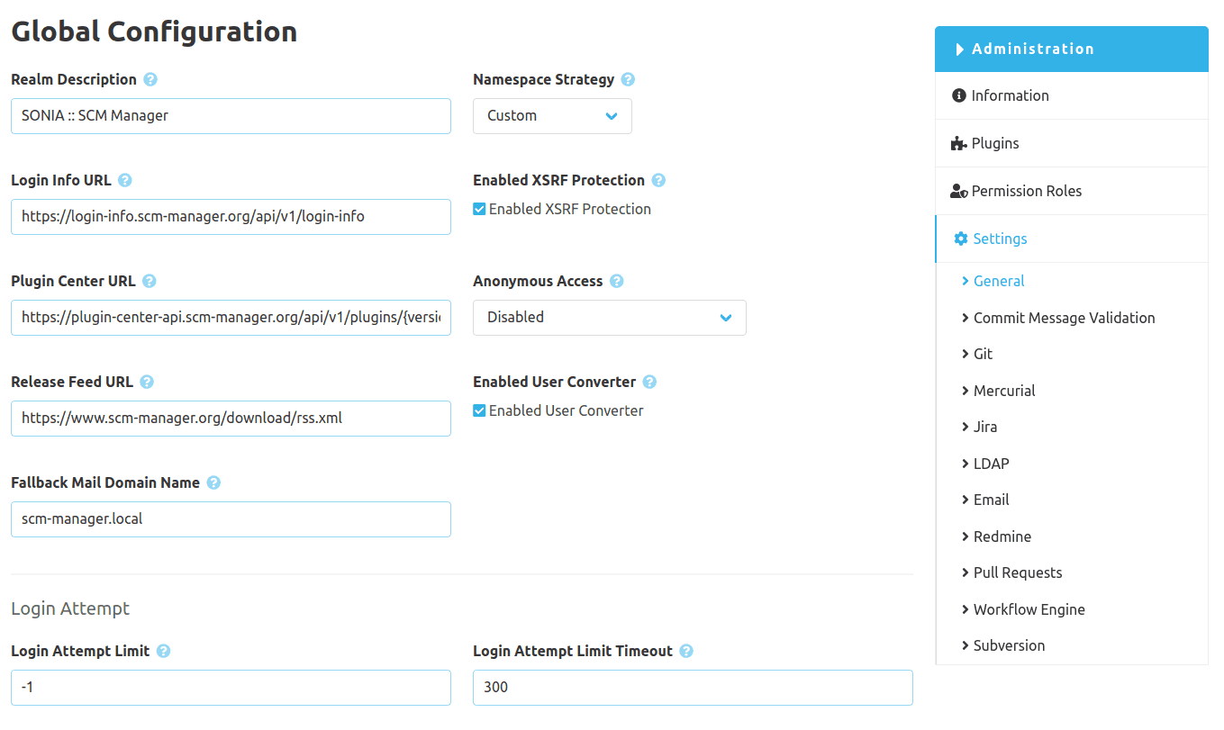Administration | SCM-Manager