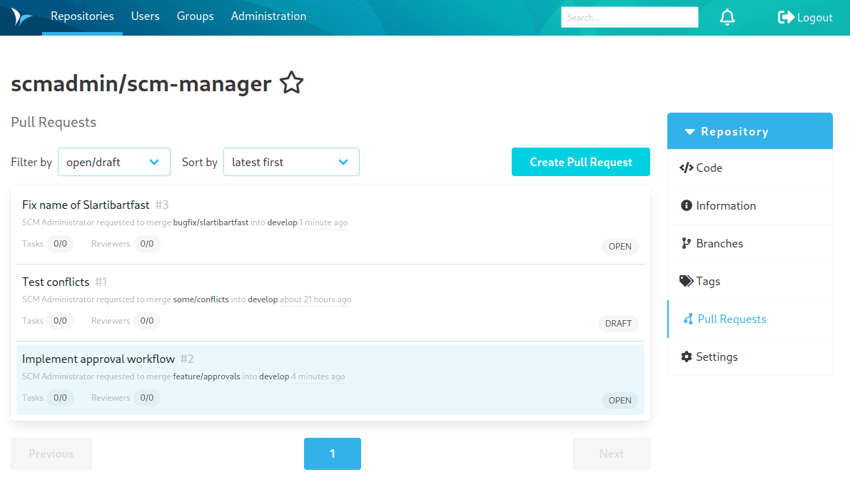 Overview | SCM-Manager