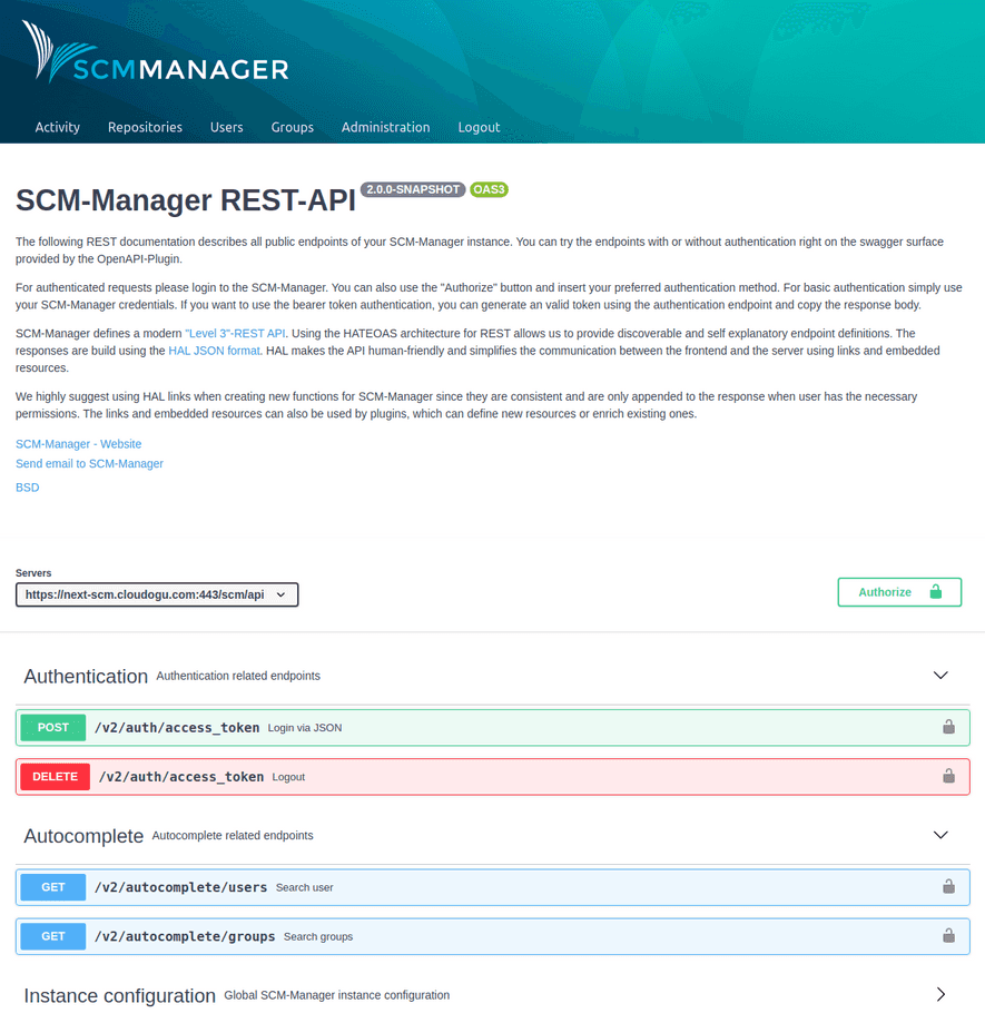 SCM-Manager 2.0.0-rc5 | SCM-Manager