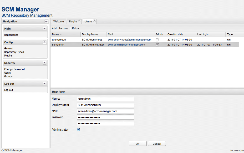 Screenshots | SCM-Manager