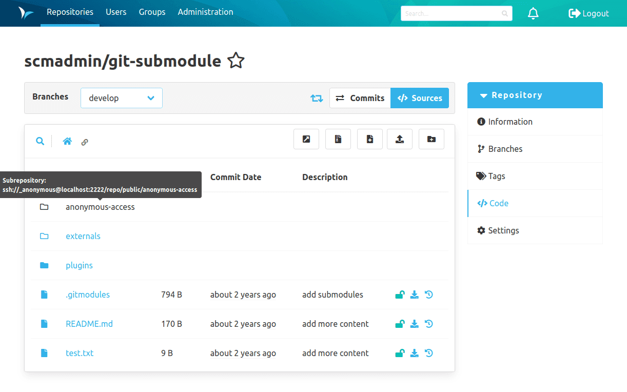 Repository | SCM-Manager