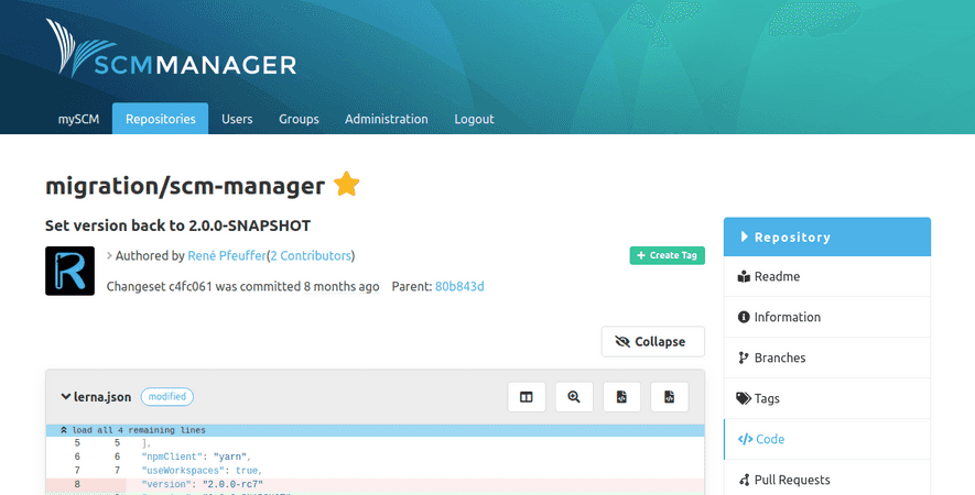 SCM-Manager 2.11.0 | SCM-Manager