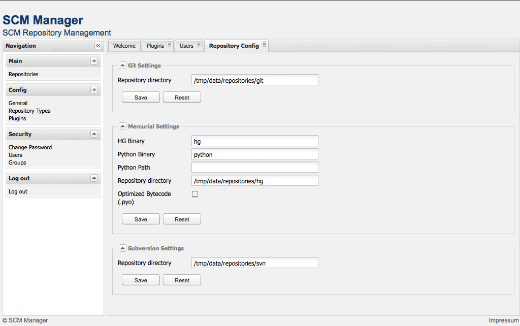 Screenshots | SCM-Manager