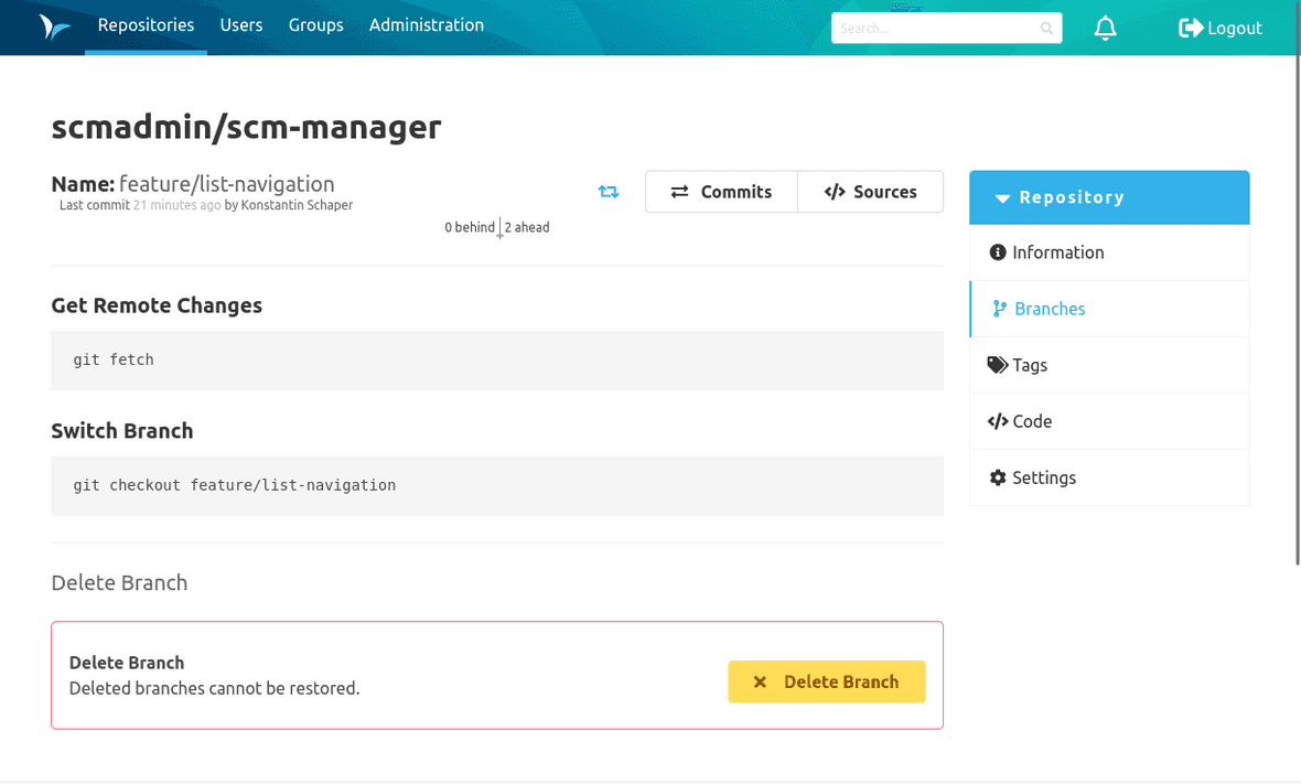 Repository | SCM-Manager