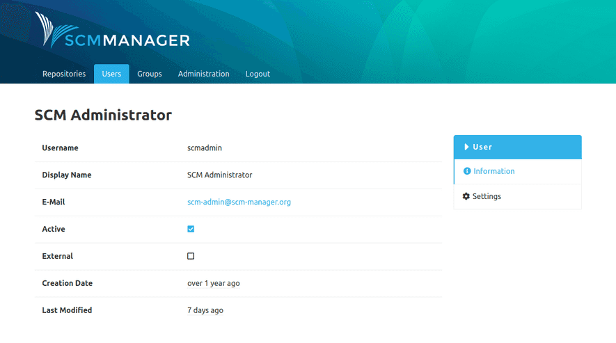 User | SCM-Manager