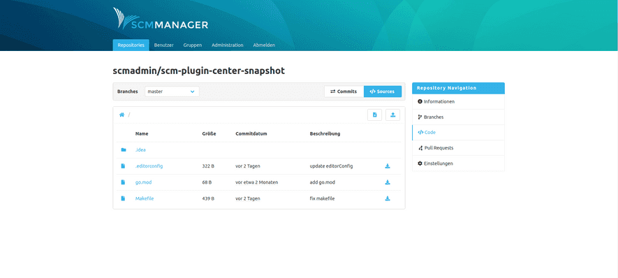 Overview | SCM-Manager