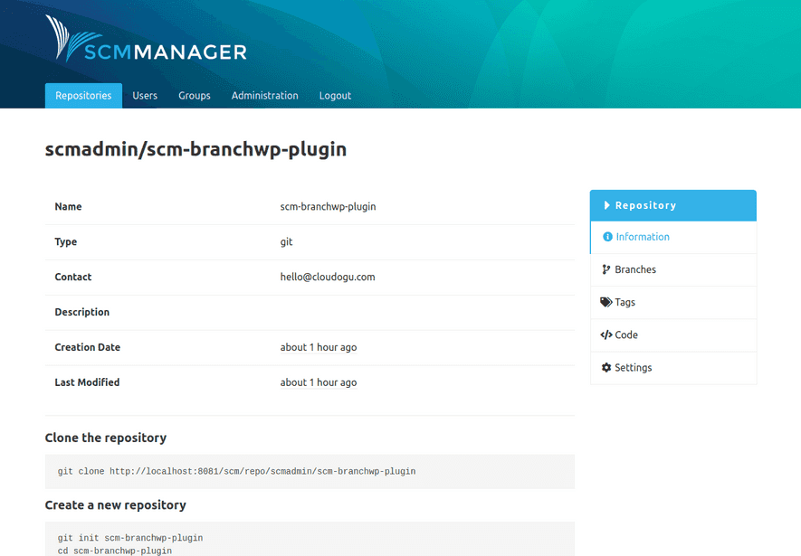 Repository | SCM-Manager